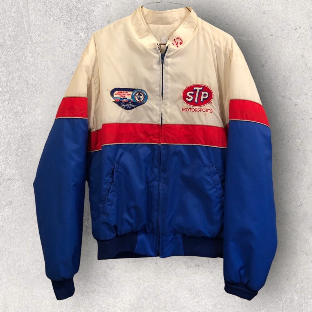 Vintage Stp Motorsports Richard Petty Racing Jacket 1… - Gem